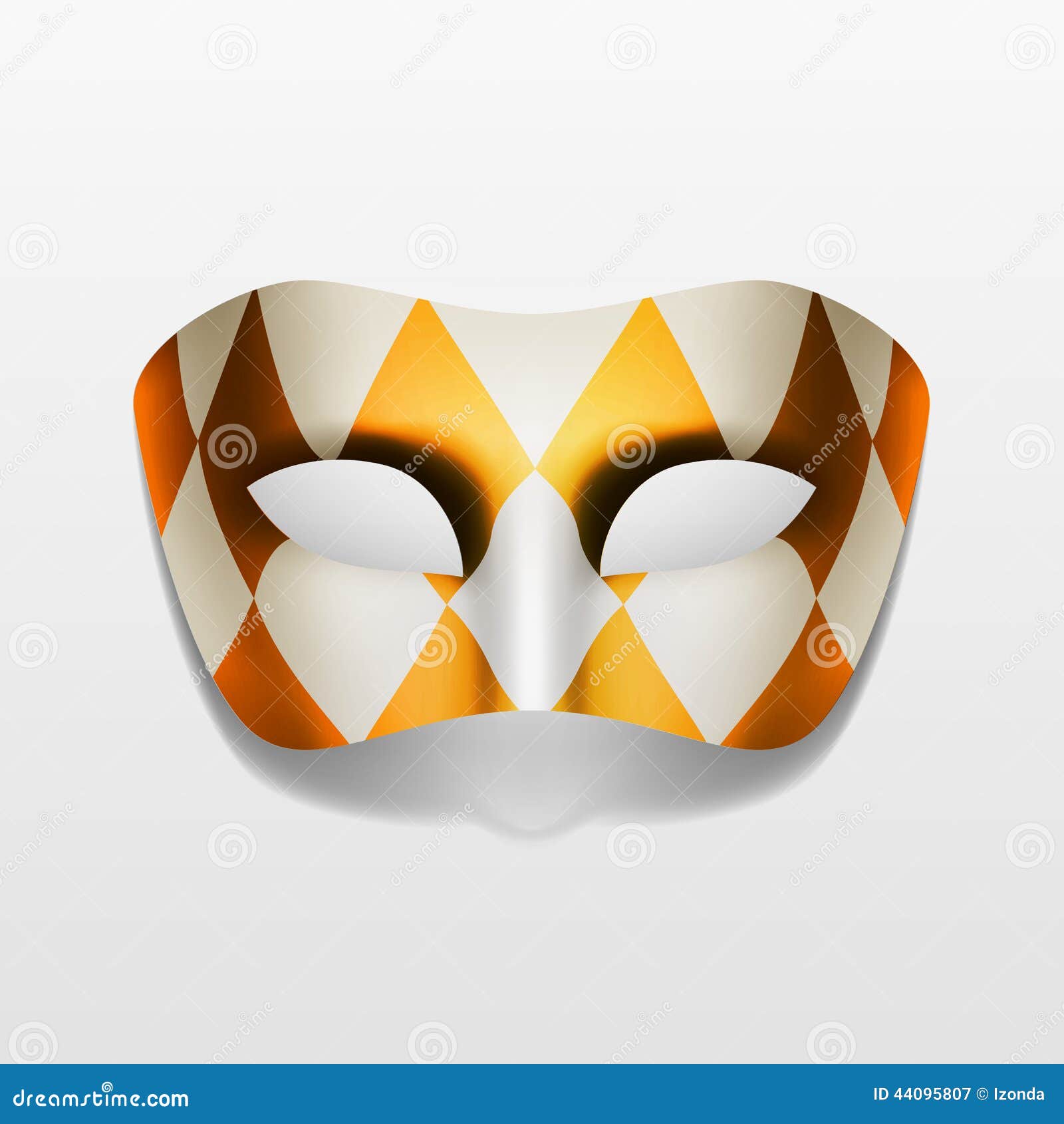 Vector Carnival Masquerade Party Mask Isolated Stock Vector ...