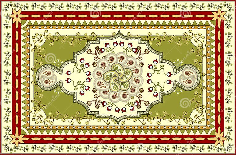 Vector carpet stock vector. Illustration of background - 15400578
