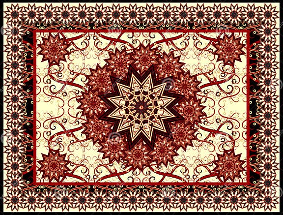 Vector carpet stock vector. Illustration of material, background - 9469085