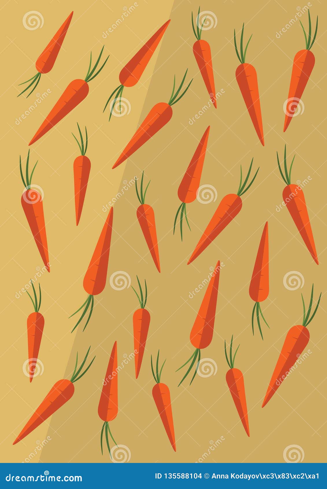 Vector Carrots background stock illustration. Illustration of freshness ...