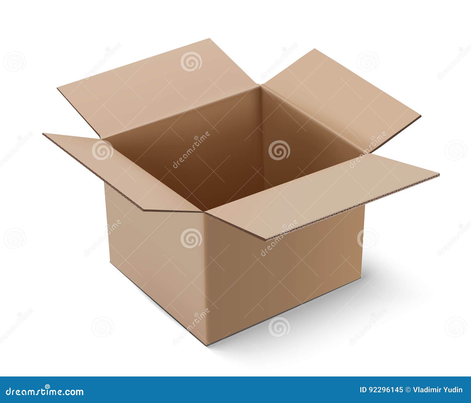 Vector Carton package box stock vector. Illustration of cargo - 92296145