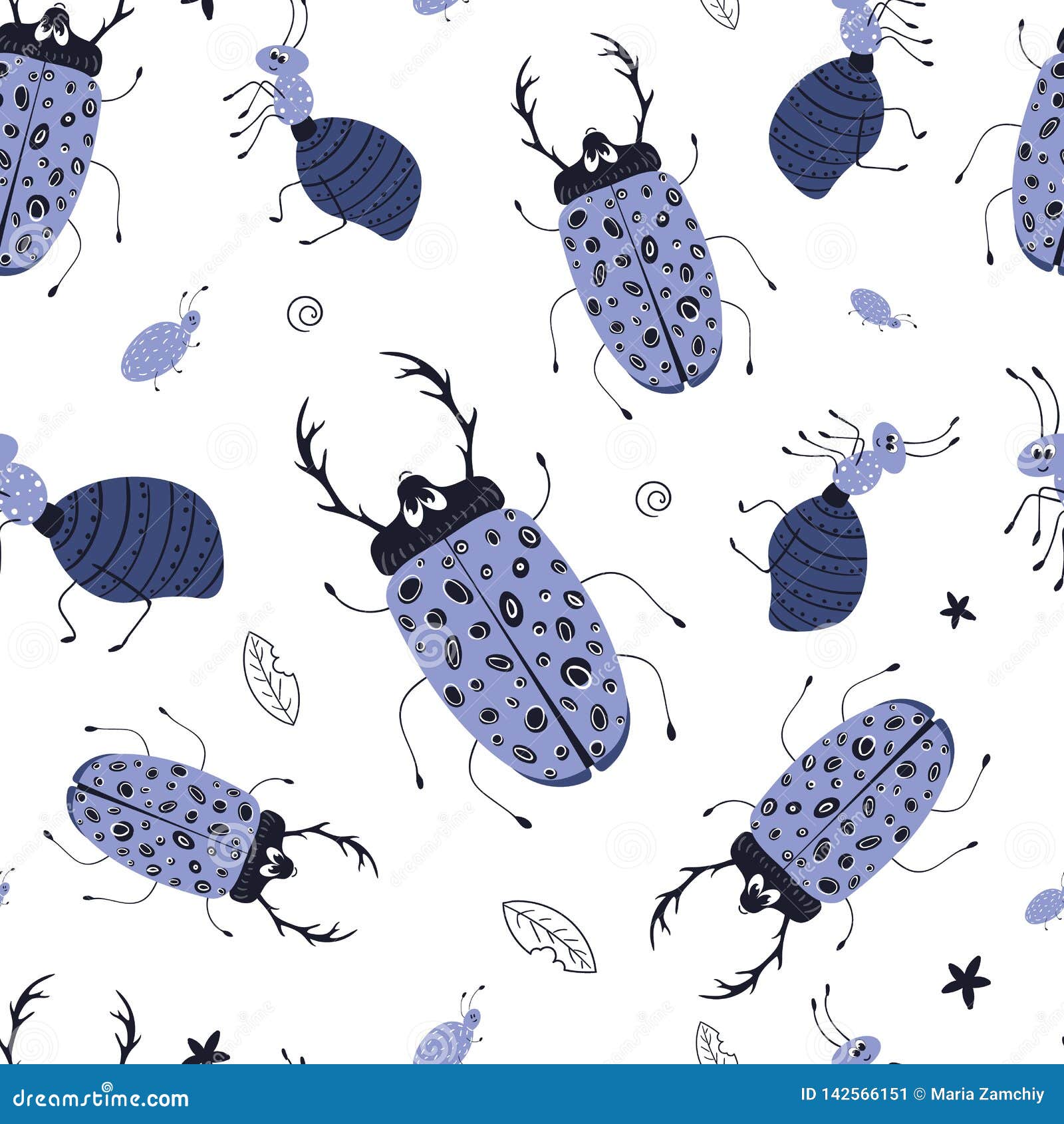 Vector cartoon bugs stock vector. Illustration of element - 142566151