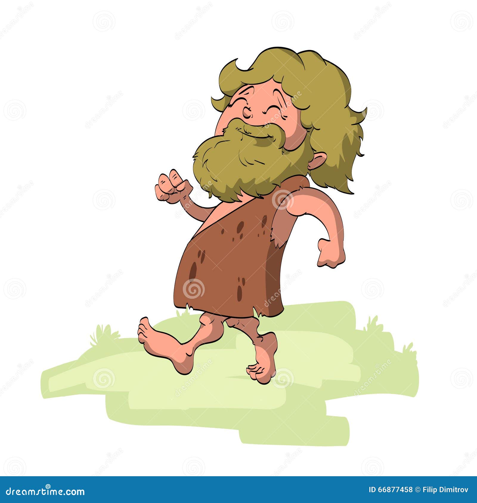 Caveman Moving Monolith Royalty-Free Illustration | CartoonDealer.com ...