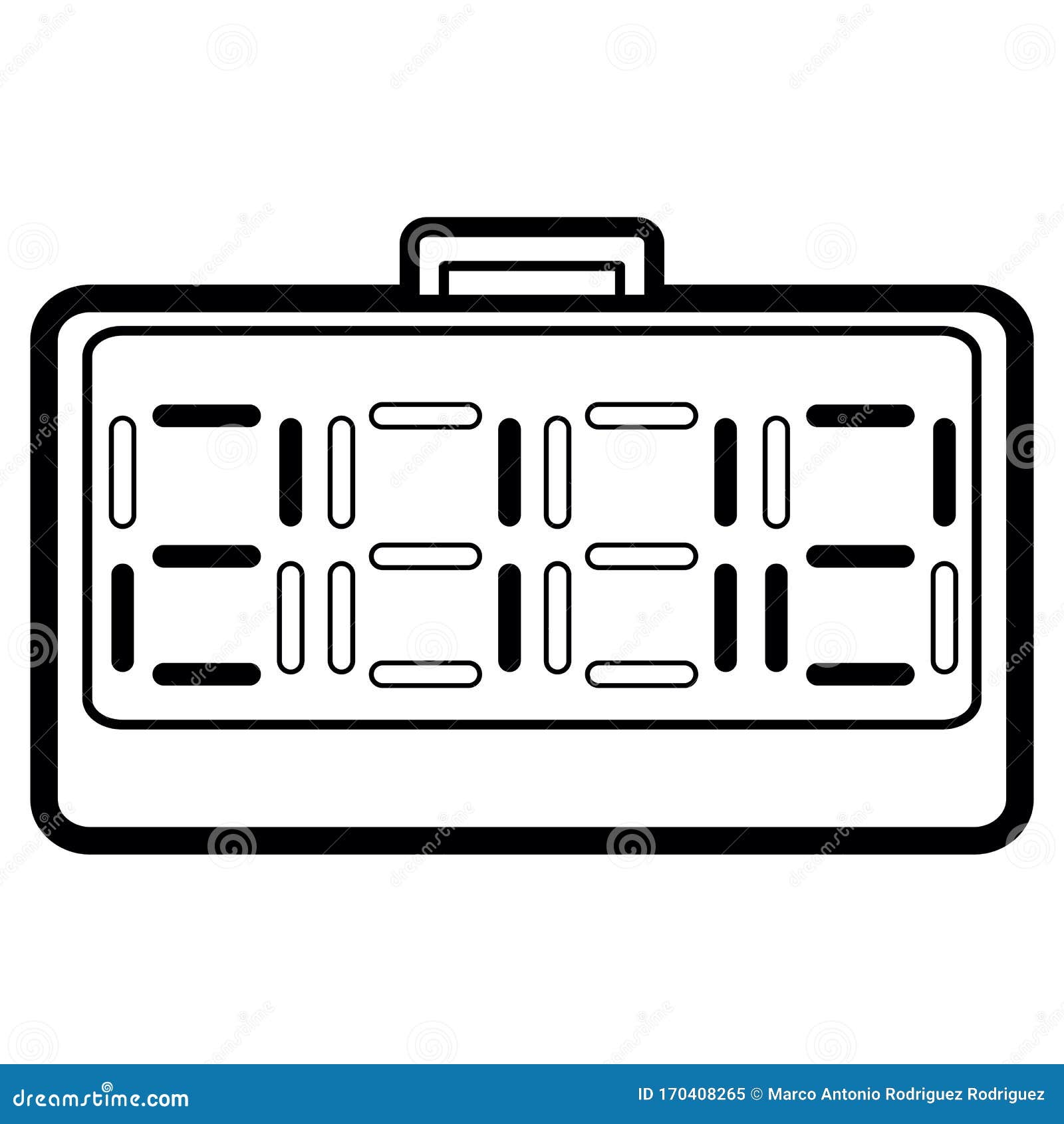 Vector Cartoon Change Board Isolated on White Background Stock ...