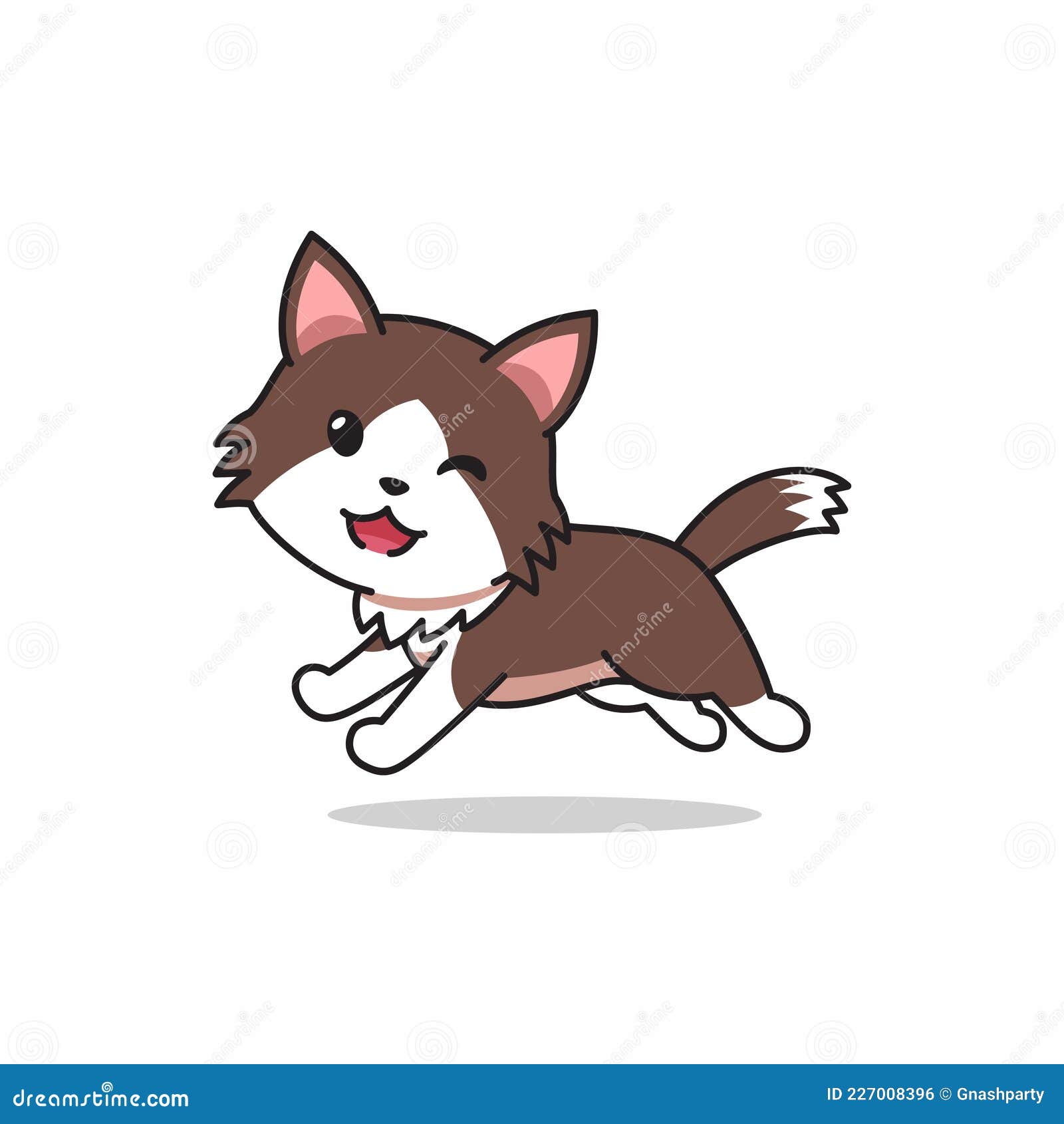 Vector Cartoon Character Ragamuffin Cat Running Stock Vector ...