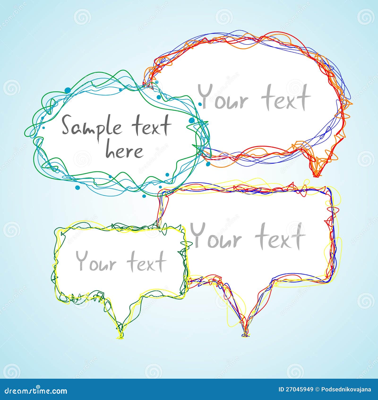 Vector Cartoon Colourful Bubbles Stock Vector - Illustration of header ...