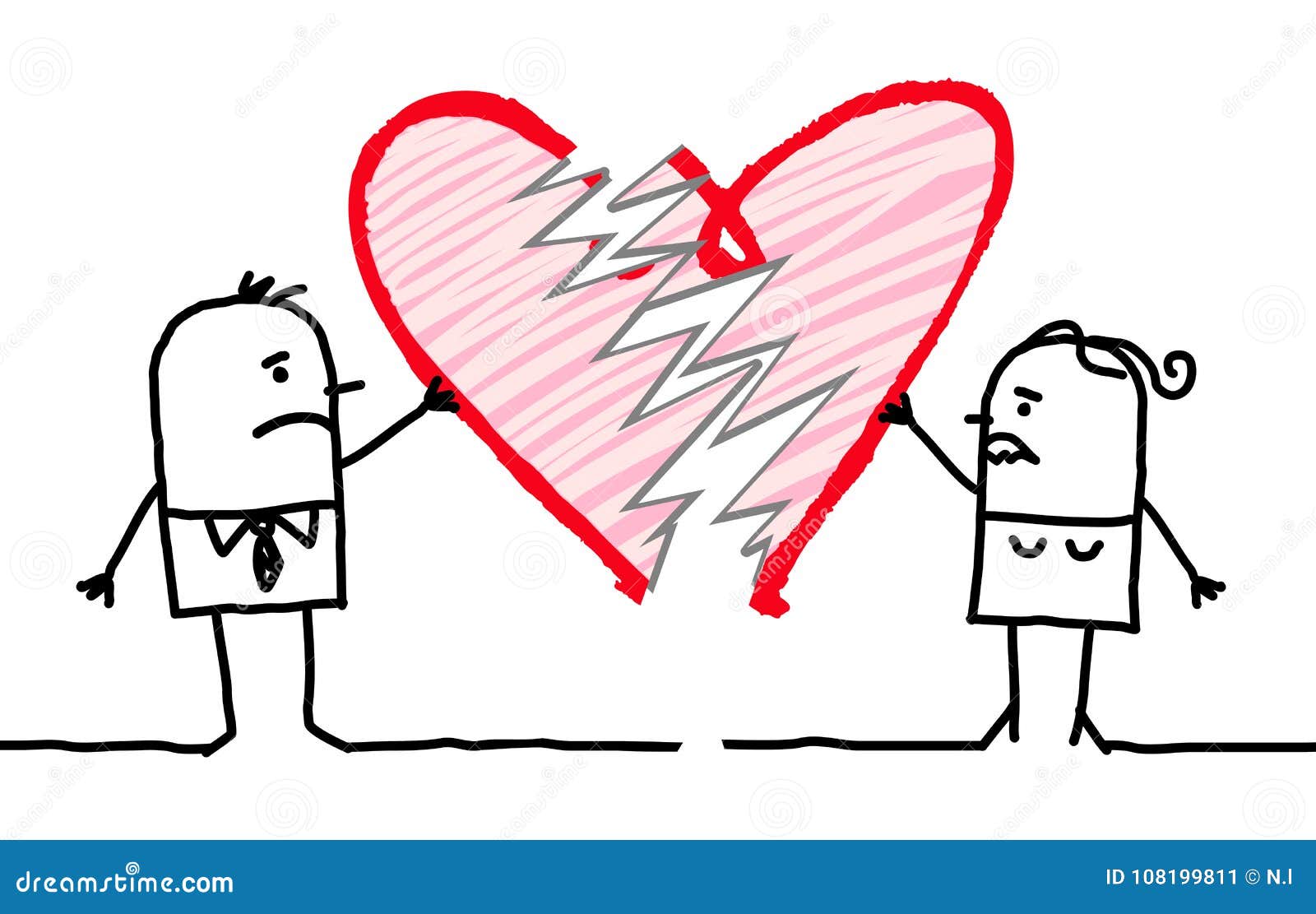 Cartoon Couple Divorce Stock Illustrations – 1,123 Cartoon Couple ...