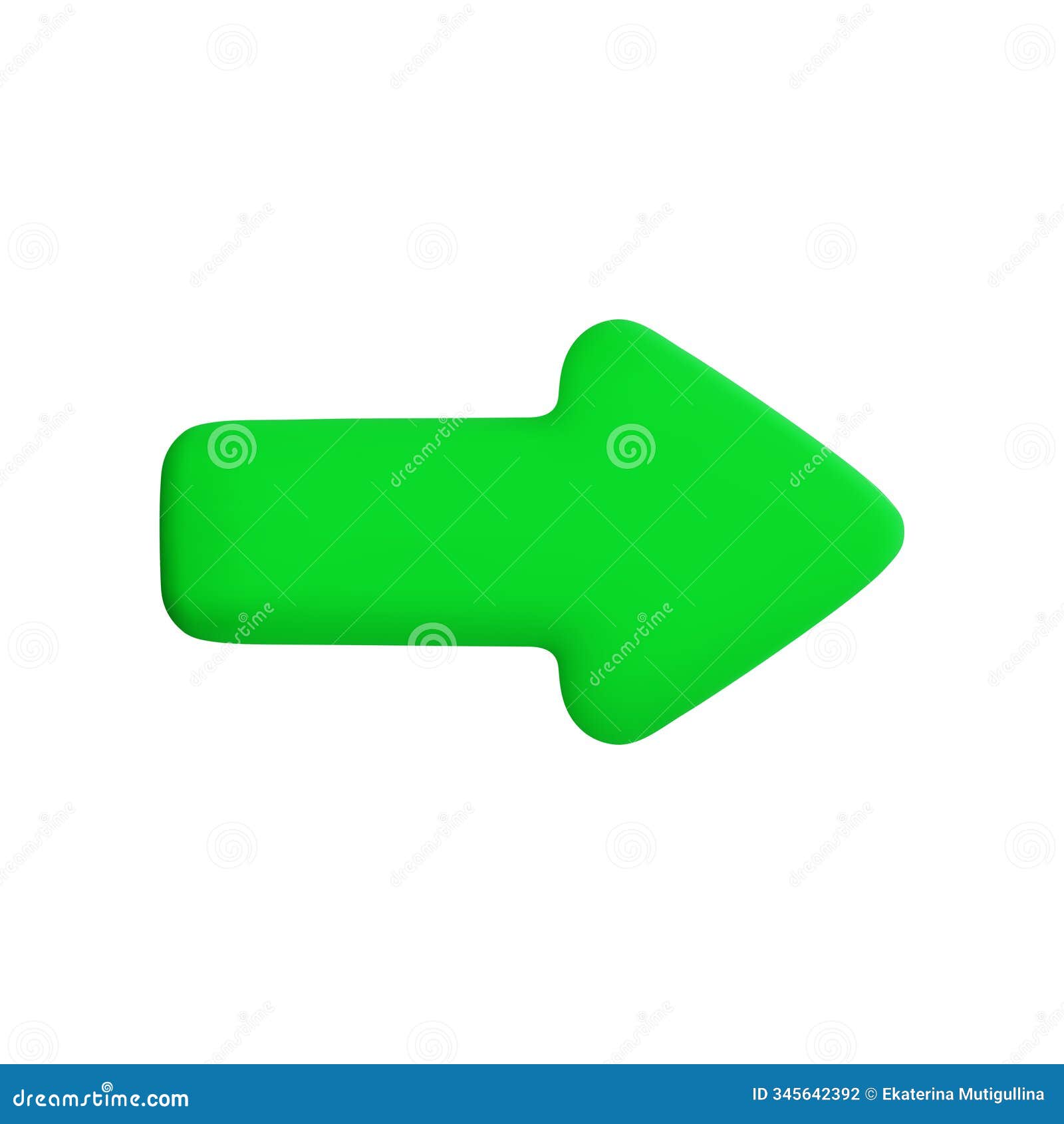 Realistic Right 3D Button Vector Illustration | CartoonDealer.com ...