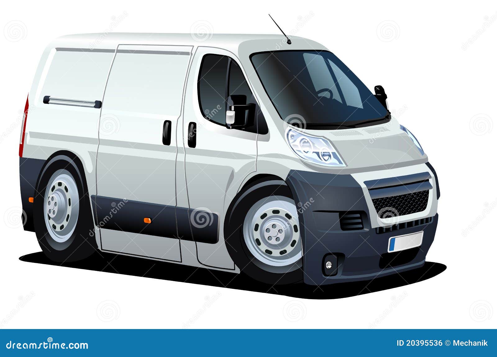 Cartoon Delivery Van | CartoonDealer.com #25603811