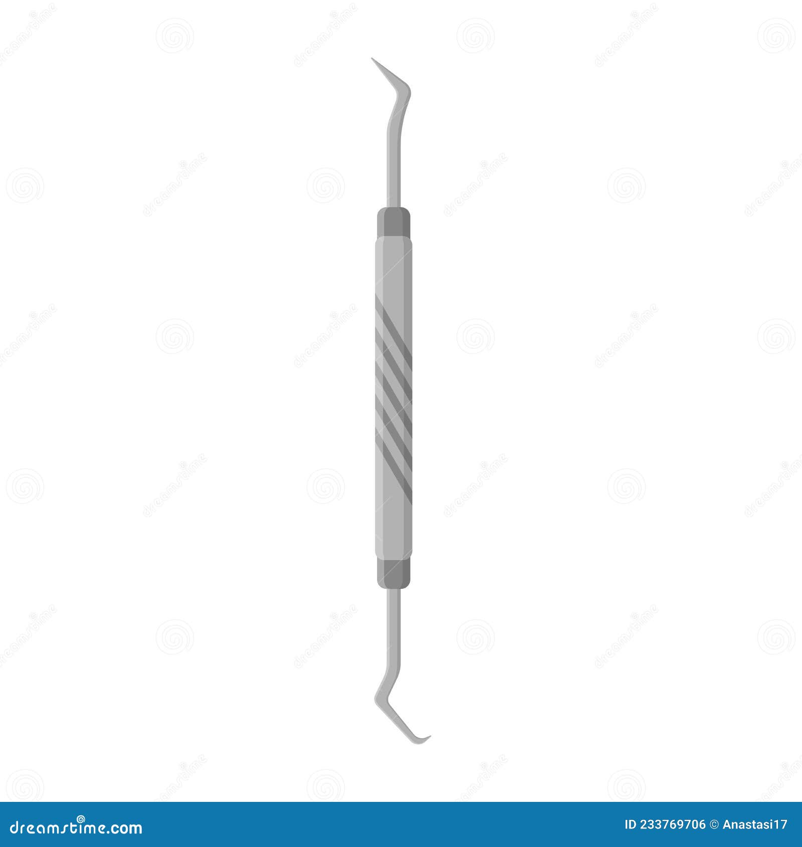 Vector Cartoon Dental Therapy Scaler and Probe Instrument Stock Vector ...