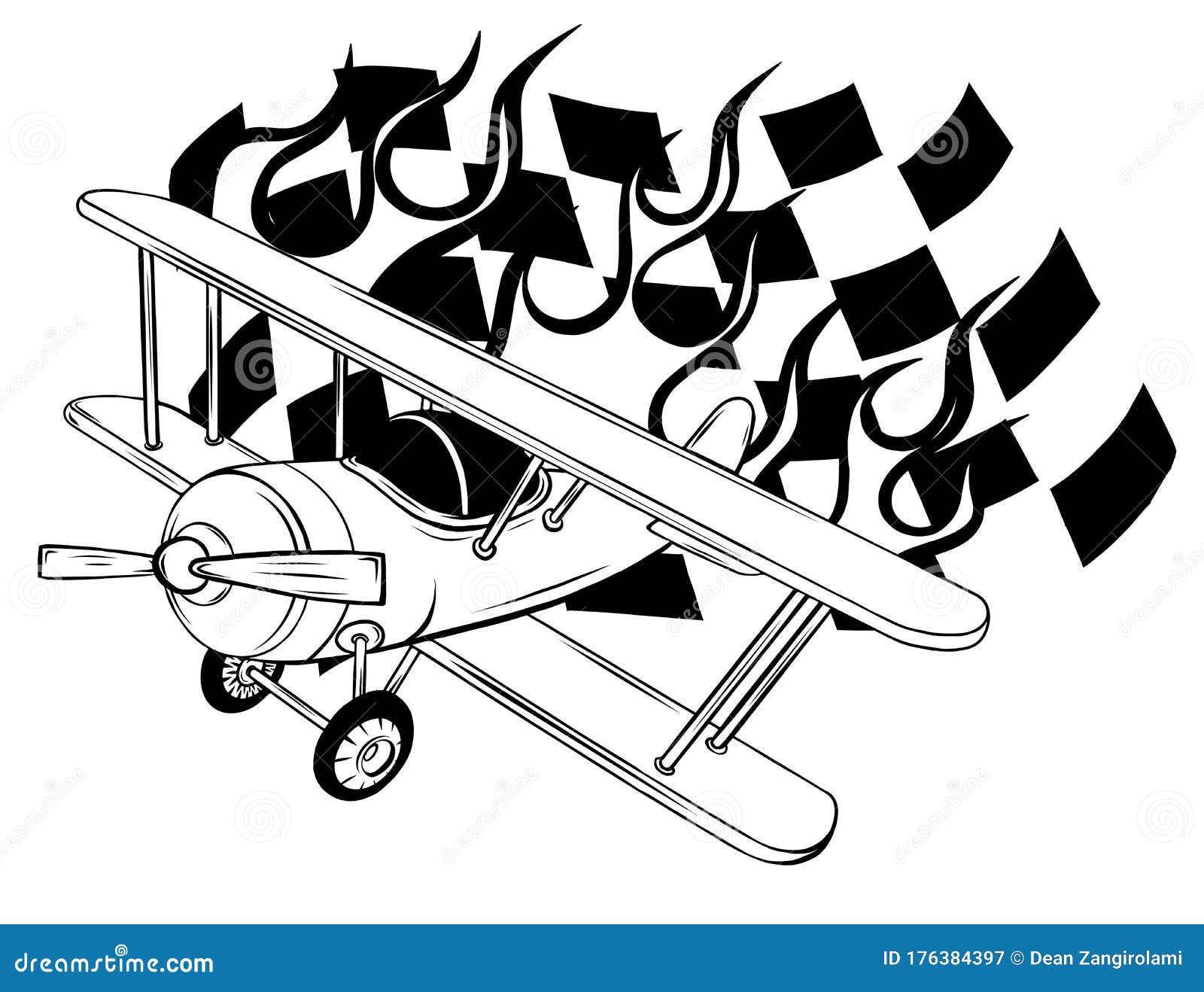 Vector Cartoon Fighter Plane. Twin-engine, Variable-sweep Wing ...