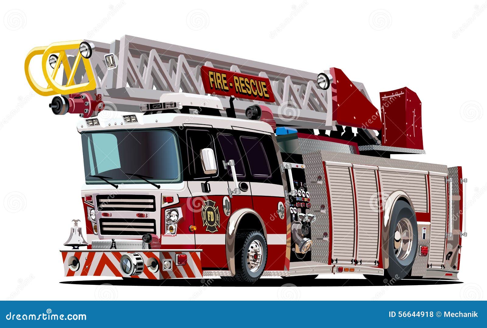 Cartoon Fire Truck Drawings
