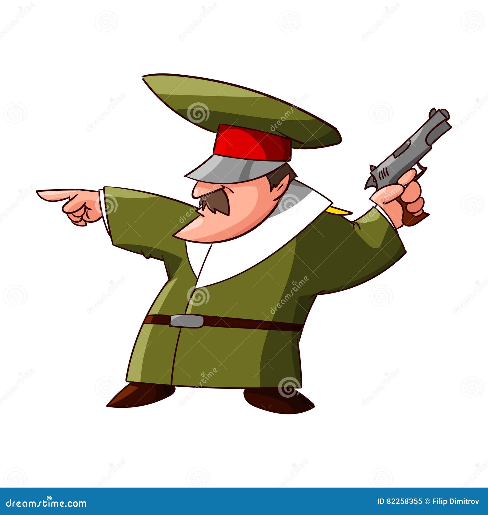 Vector Cartoon General stock vector. Illustration of force - 82258355