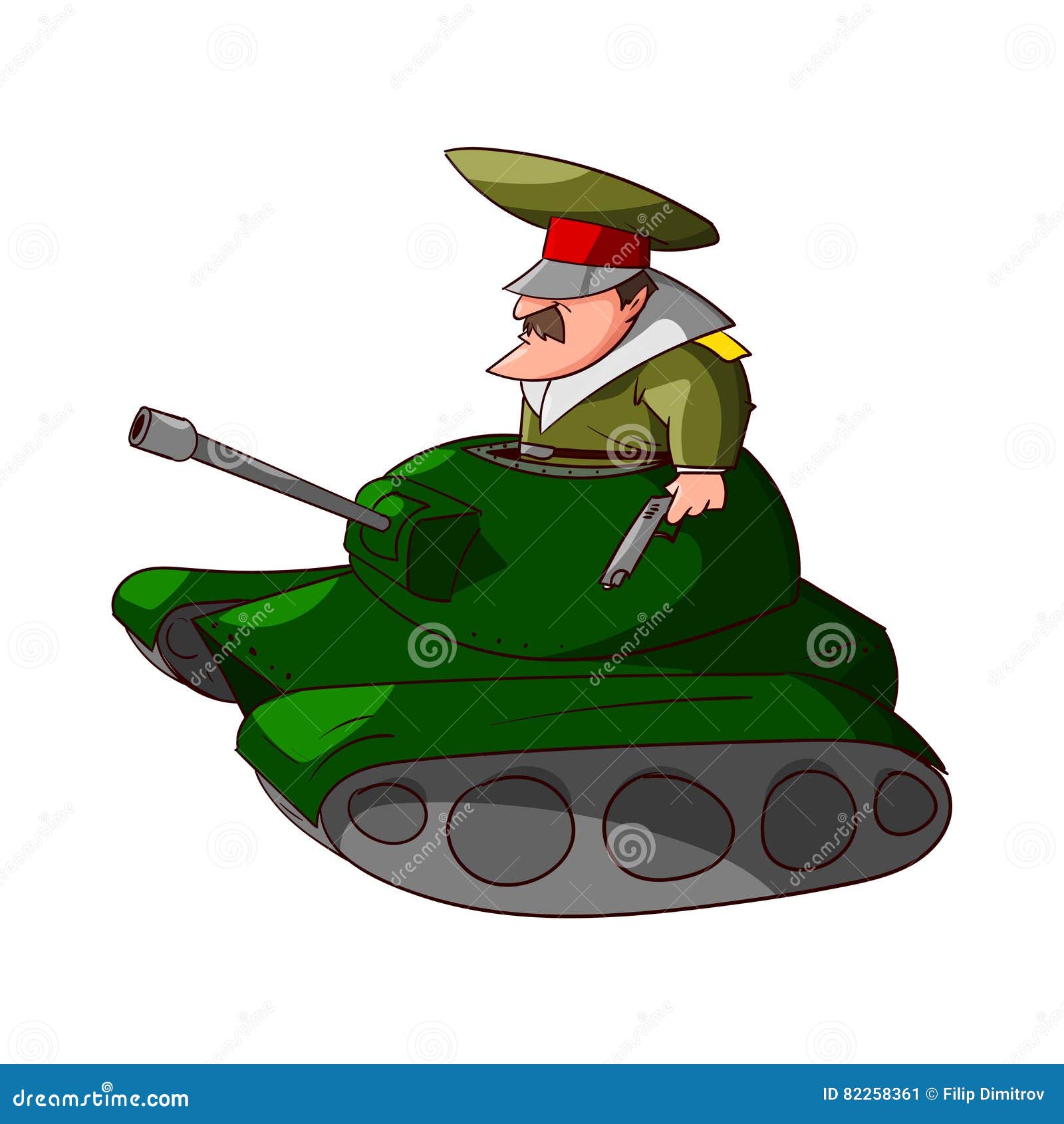 Vector Cartoon General stock vector. Illustration of cartoon - 82258361