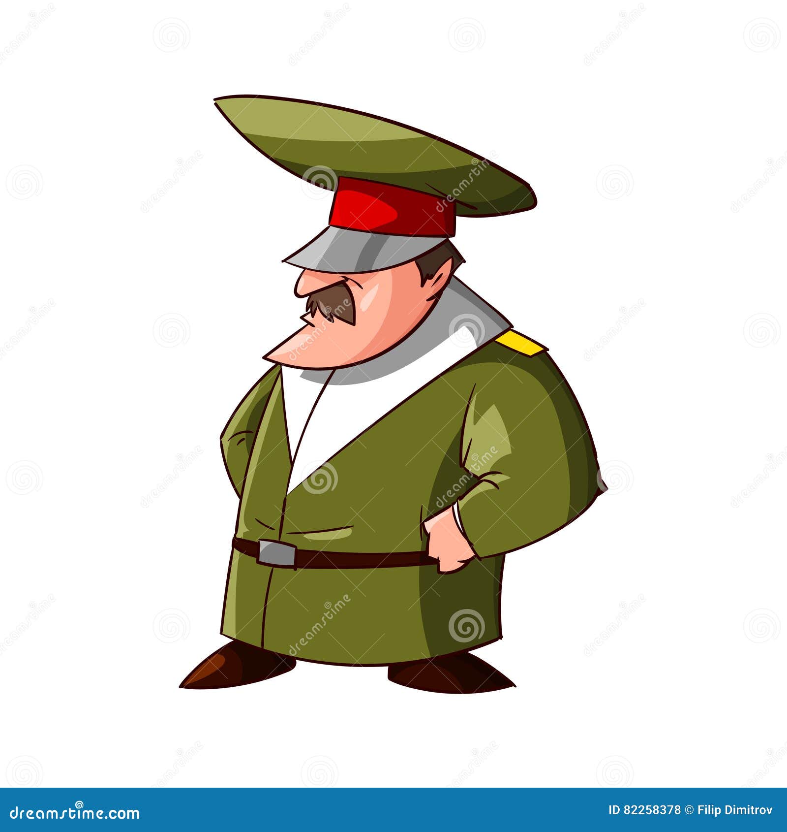 Vector Cartoon General stock vector. Illustration of vector - 82258378