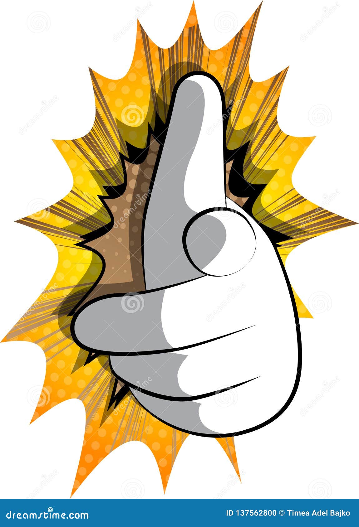 Vector Cartoon Hand Pointing at the Viewer. Stock Vector - Illustration ...