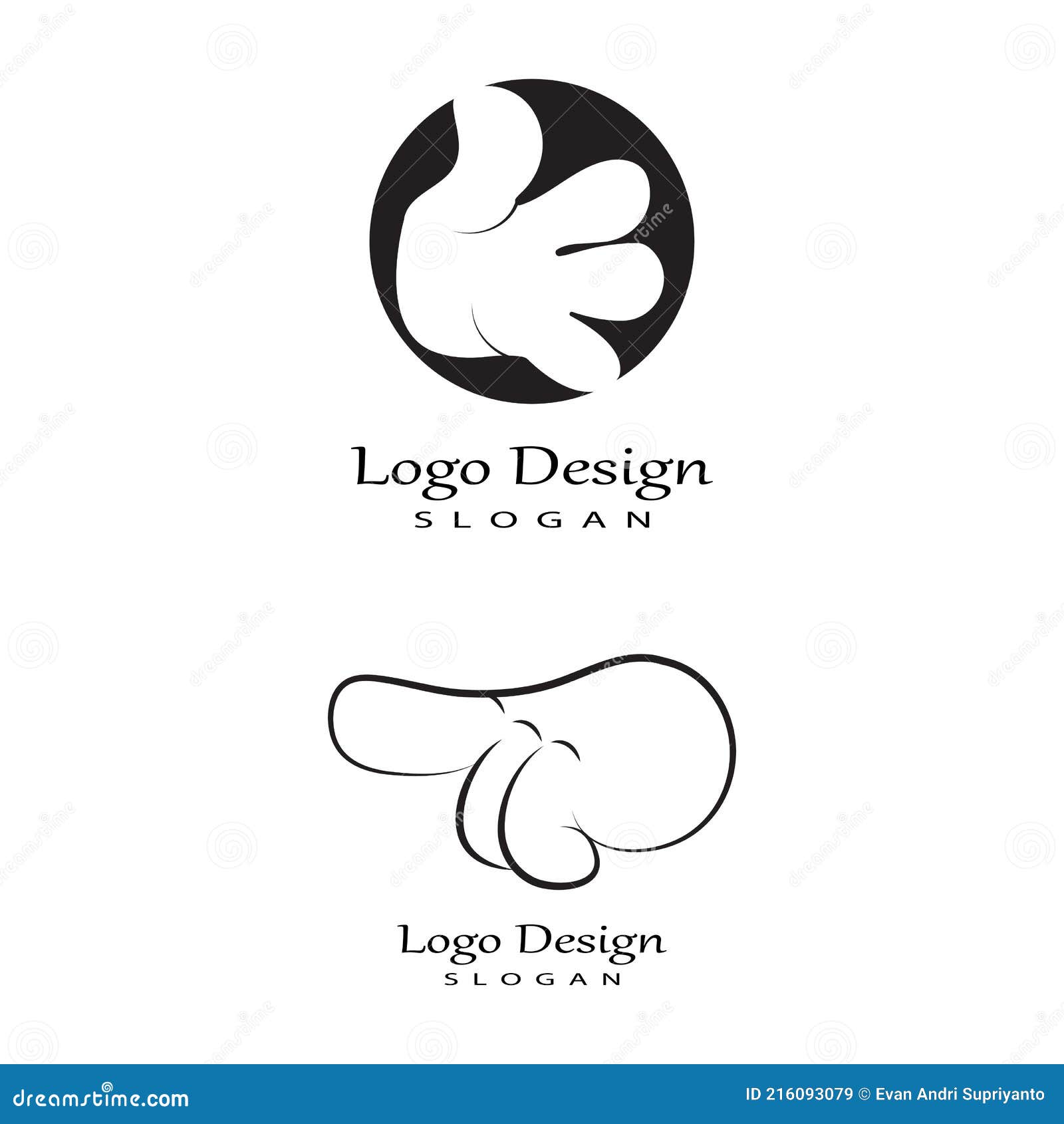 Vector Cartoon Hand Sign. Comics Clip Art Stock Vector - Illustration ...