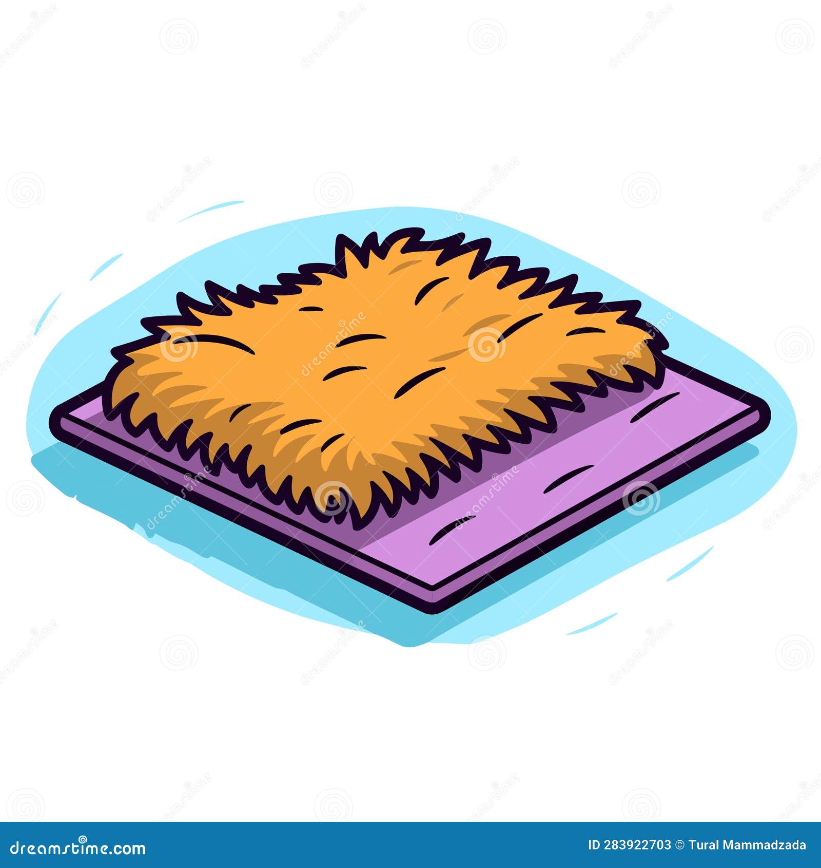 Cartoon Haystack, Rural Hay Rolled Stacks And Agricultural Haycocks ...