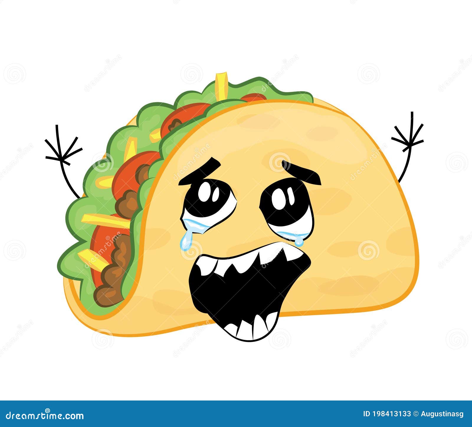 Crying Mexican Wrestler Cartoon Expression Background | CartoonDealer ...