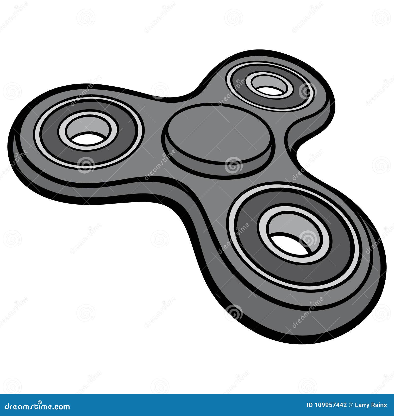 Fidget Spinner Illustration Stock Vector - Illustration of child ...