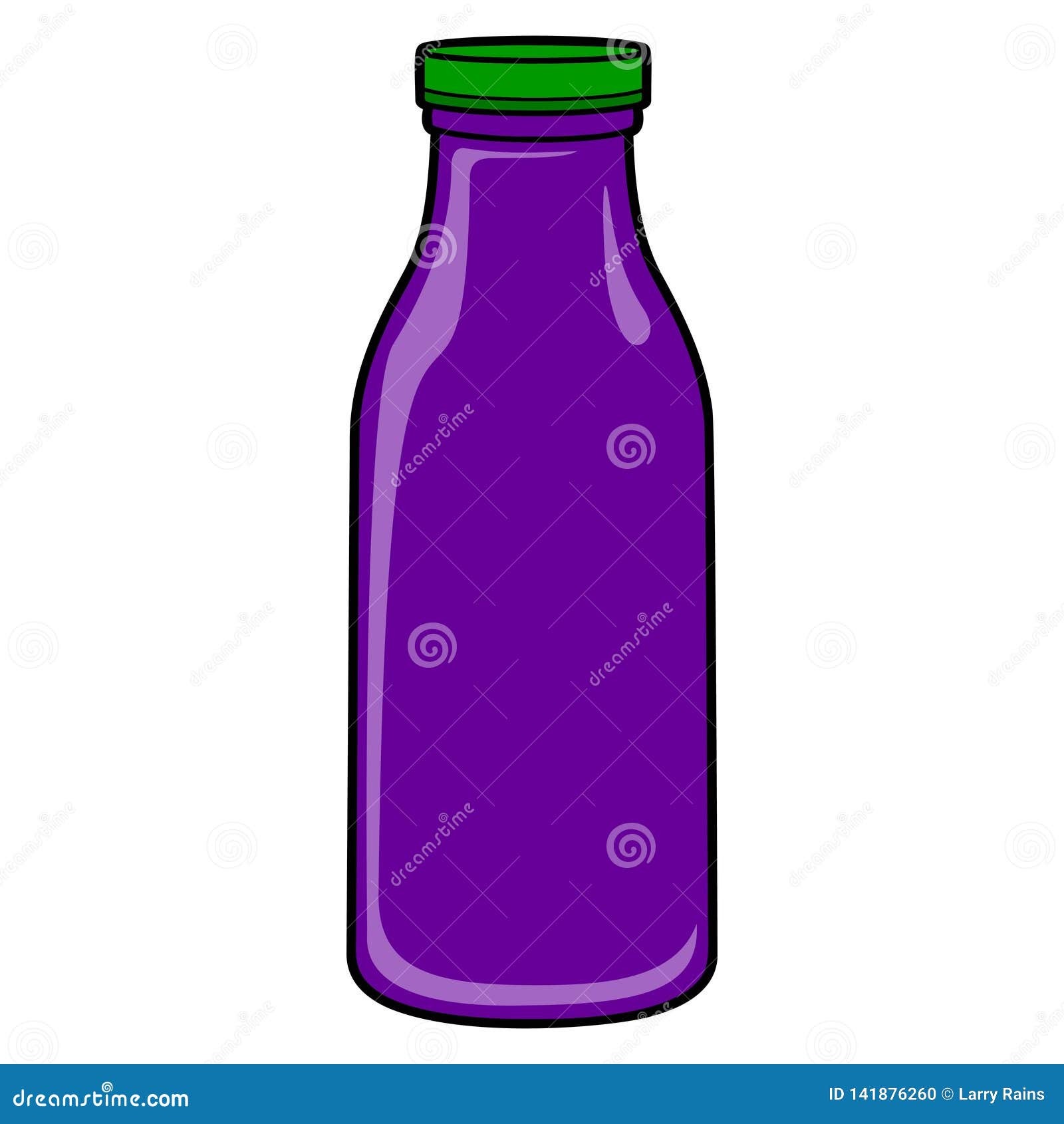 Grape Juice Bottle stock vector. Illustration of cartoon - 141876260