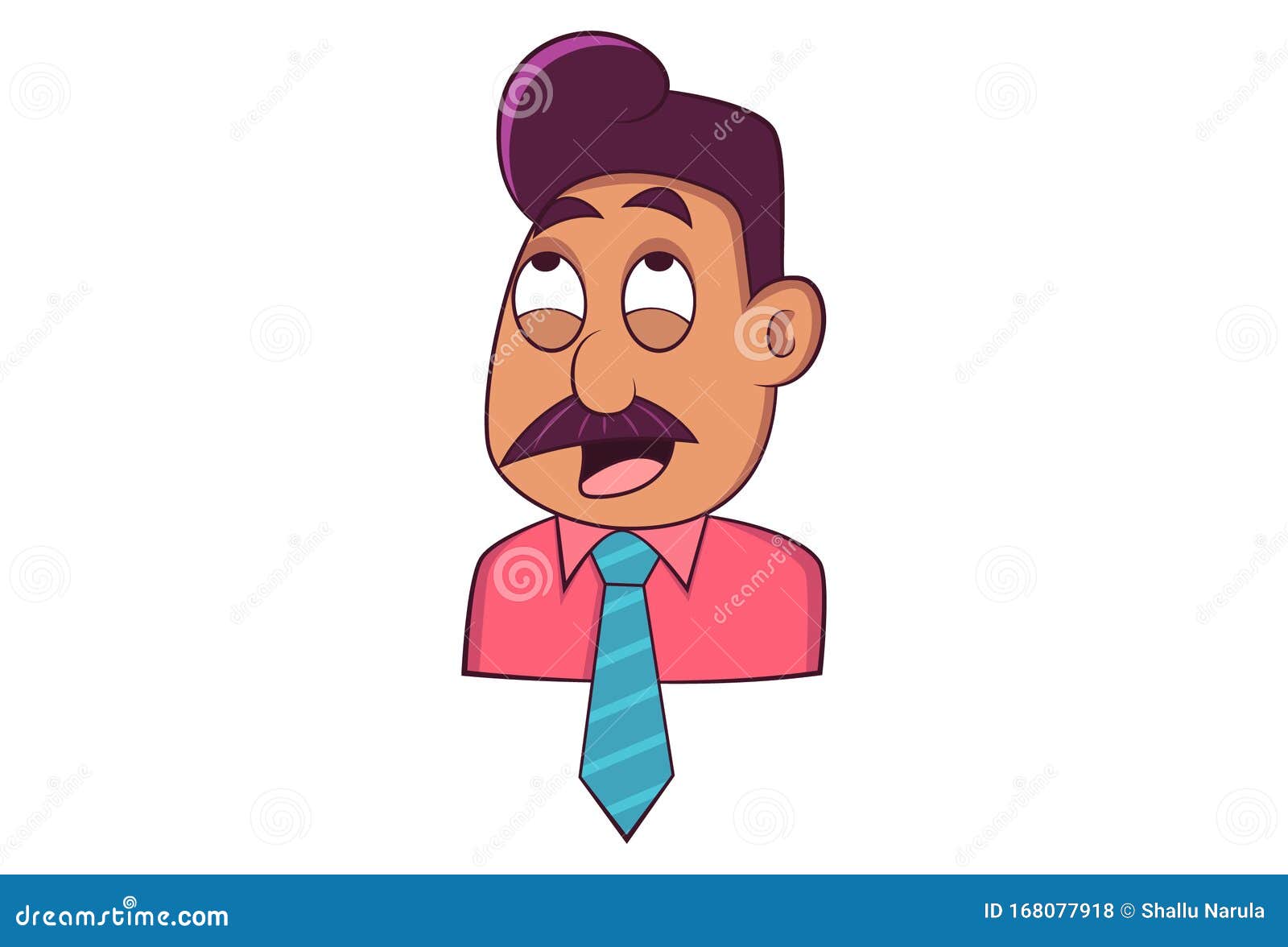 Vector Cartoon Illustration of Man Stock Vector - Illustration of cute ...