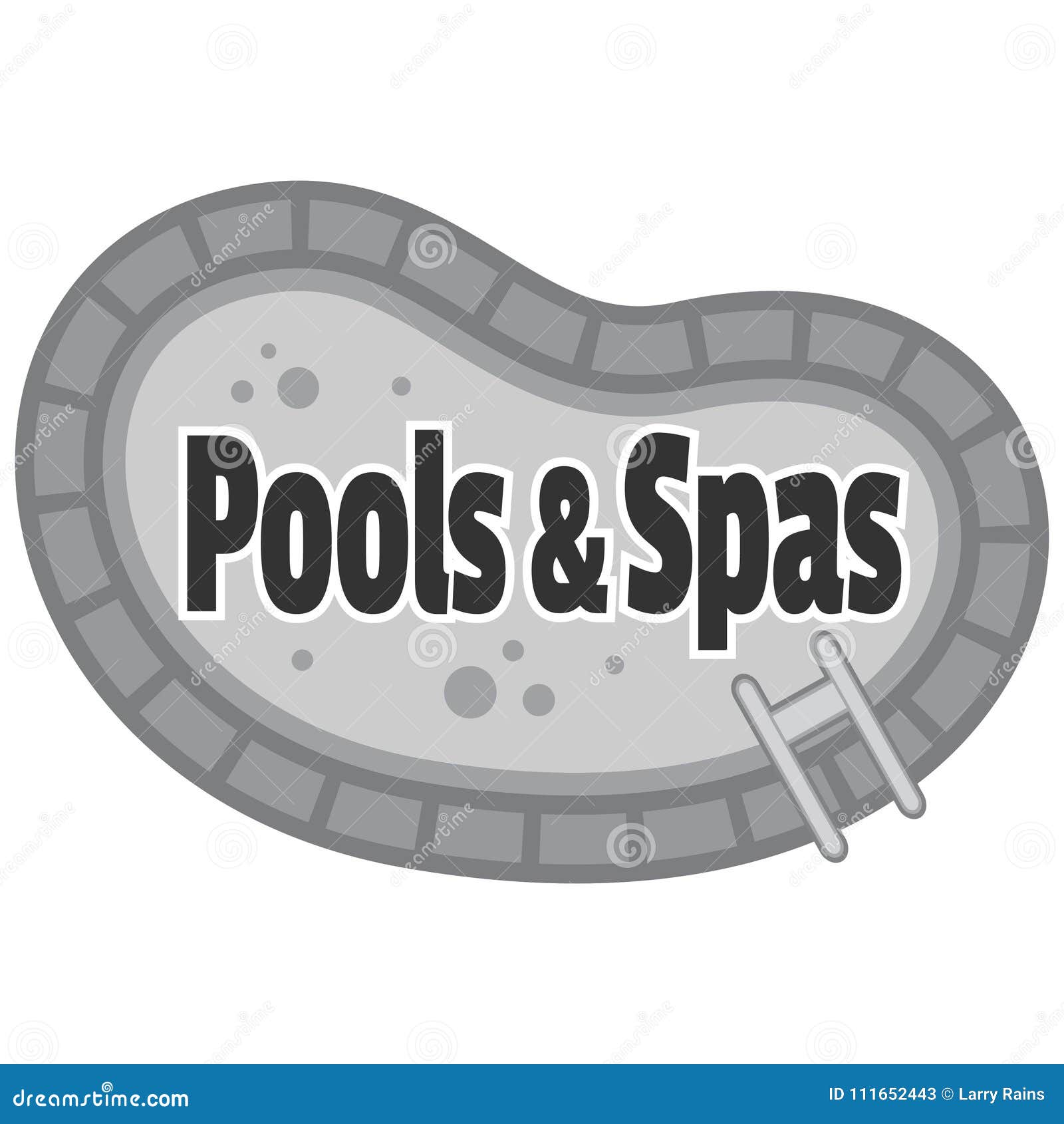 Pools and Spas Illustration Stock Vector - Illustration of board ...