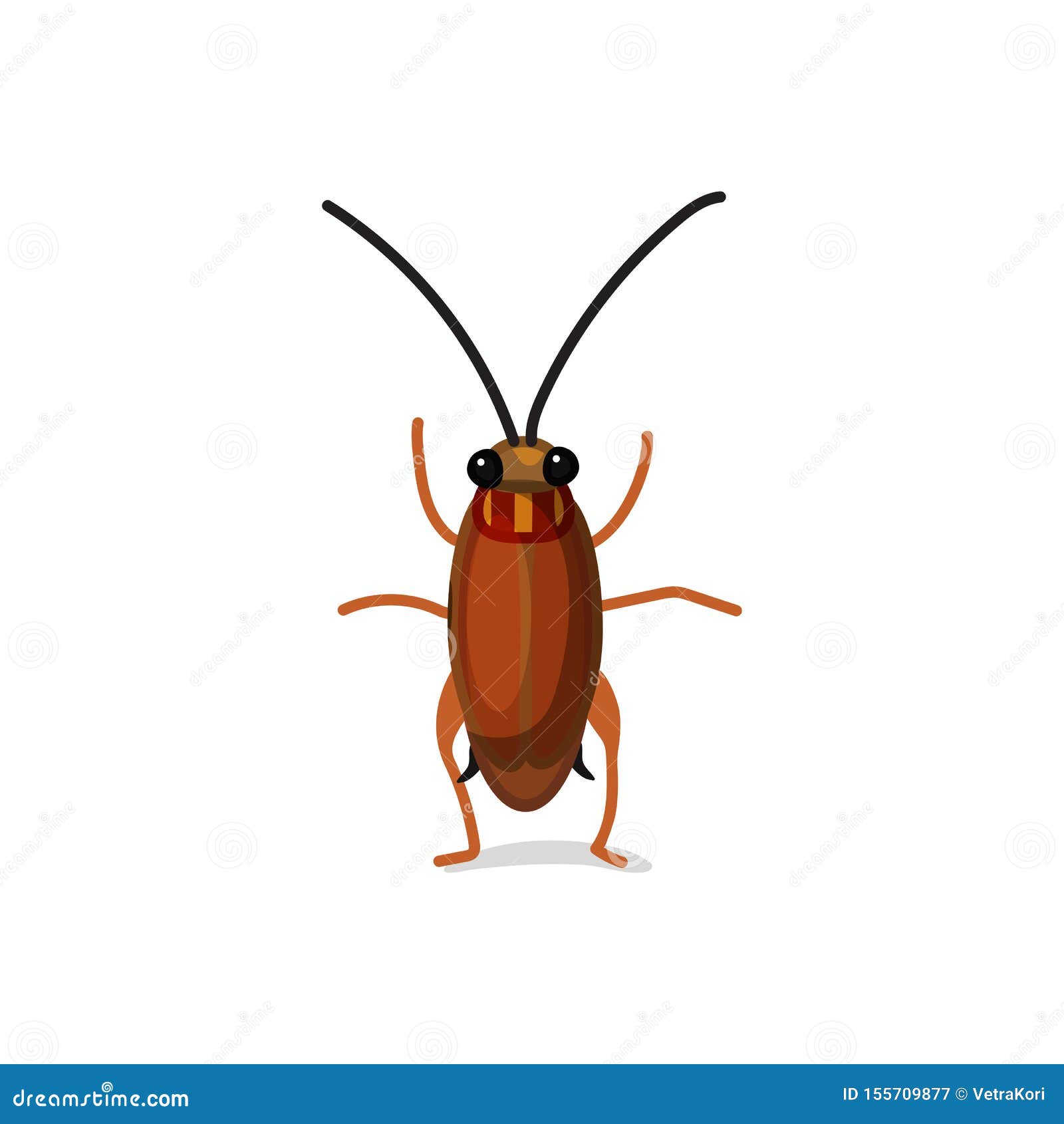 Vector Cartoon Insect Clip Art Stock Vector - Illustration of clipart ...