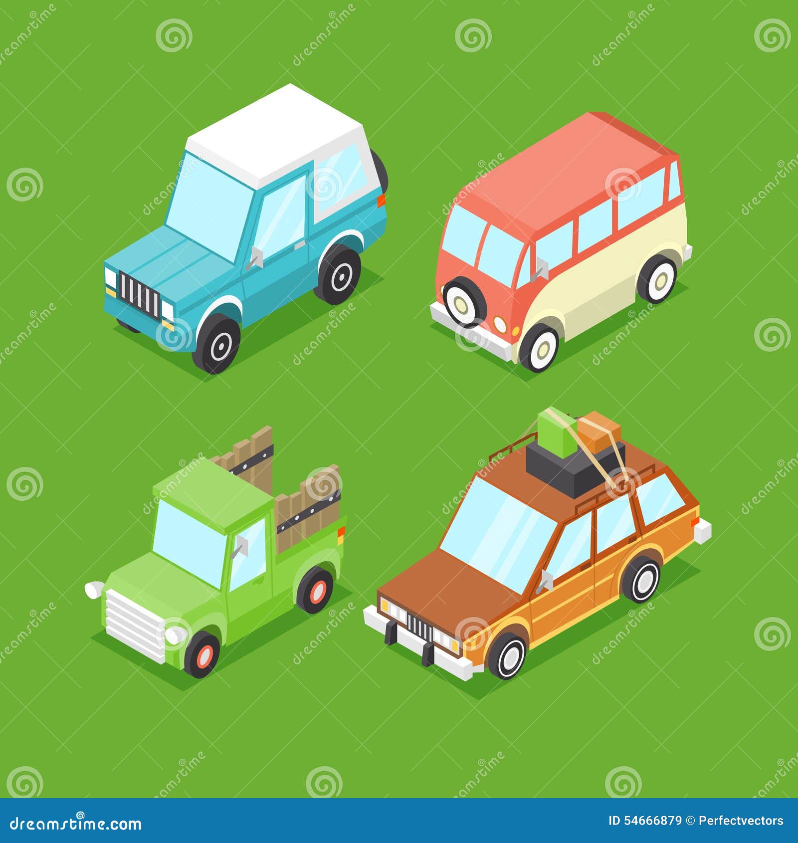 Cartoon Isometric Tree Trunk Slice Isolated On White Background. Wooden ...