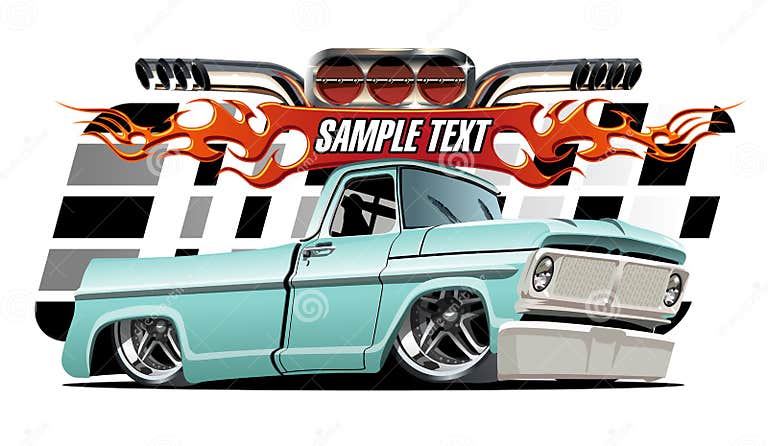 Vector Cartoon Lowrider stock vector. Illustration of pick - 75586490