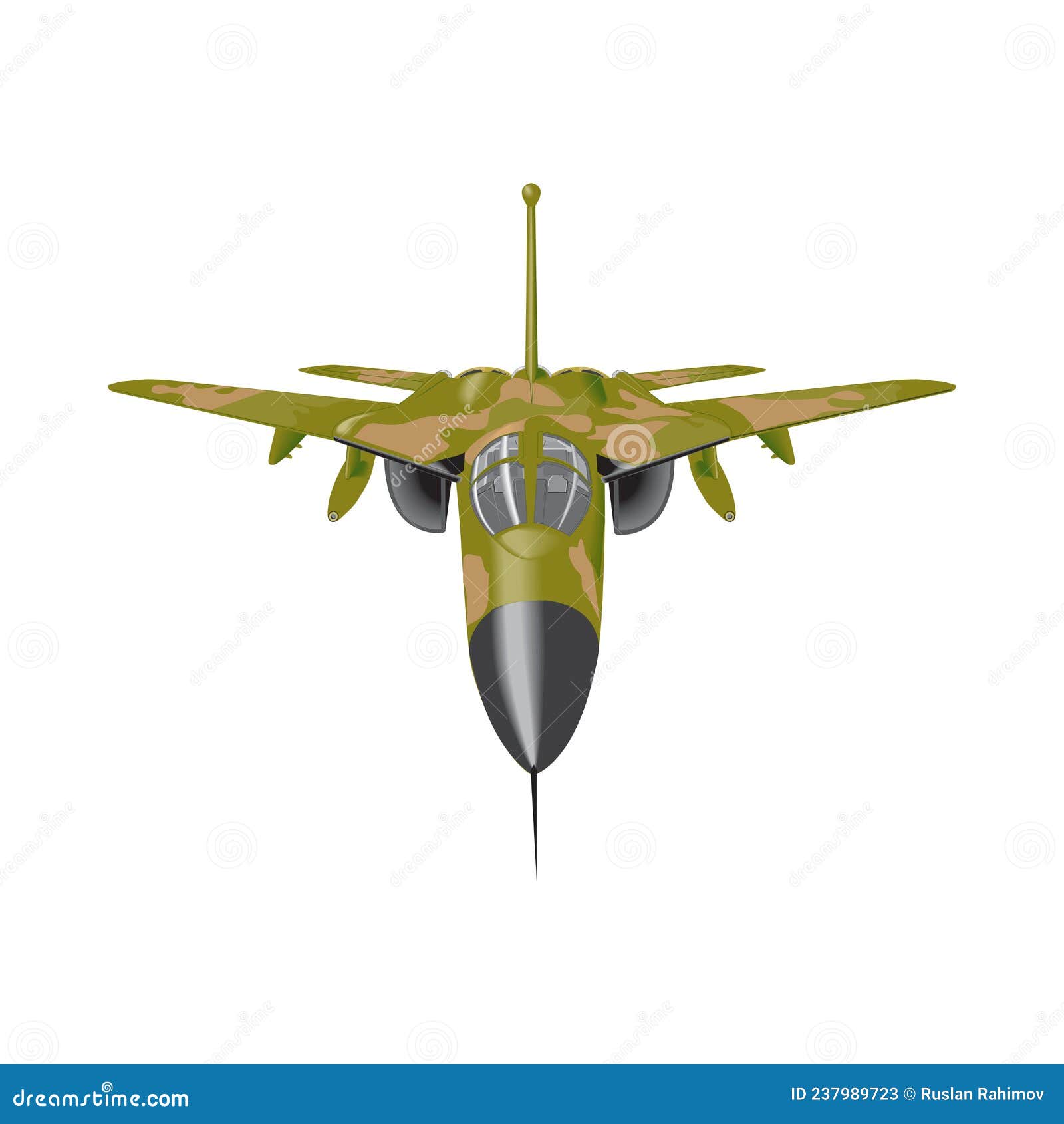 Vector Cartoon Military Stealth Jet Fighter Plane. Available EPS10 ...