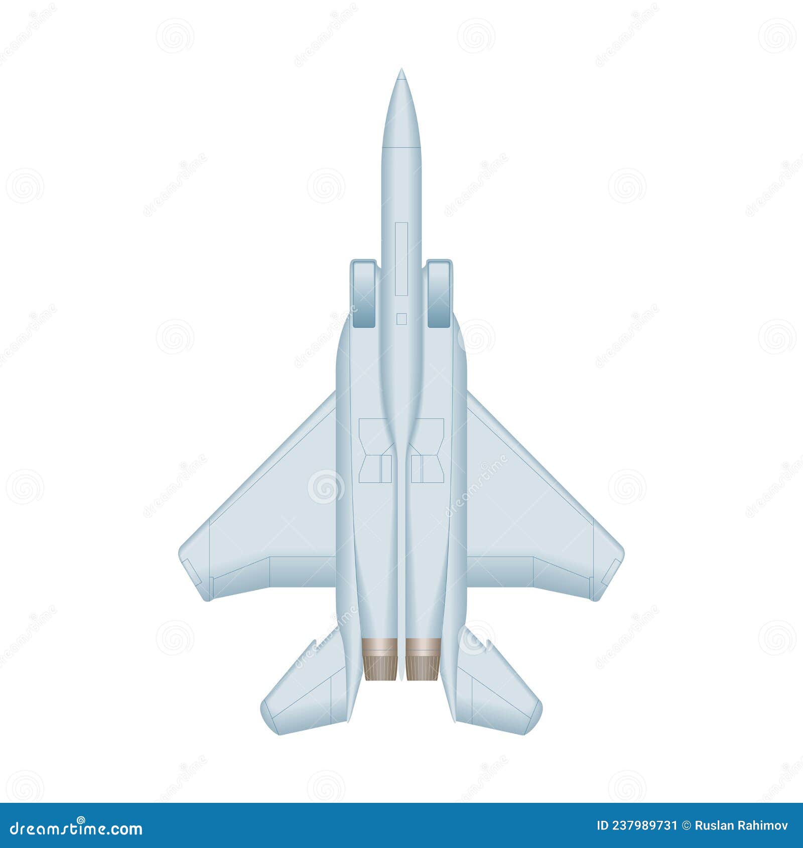 Vector Cartoon Military Stealth Jet Fighter Plane. Available EPS10 ...