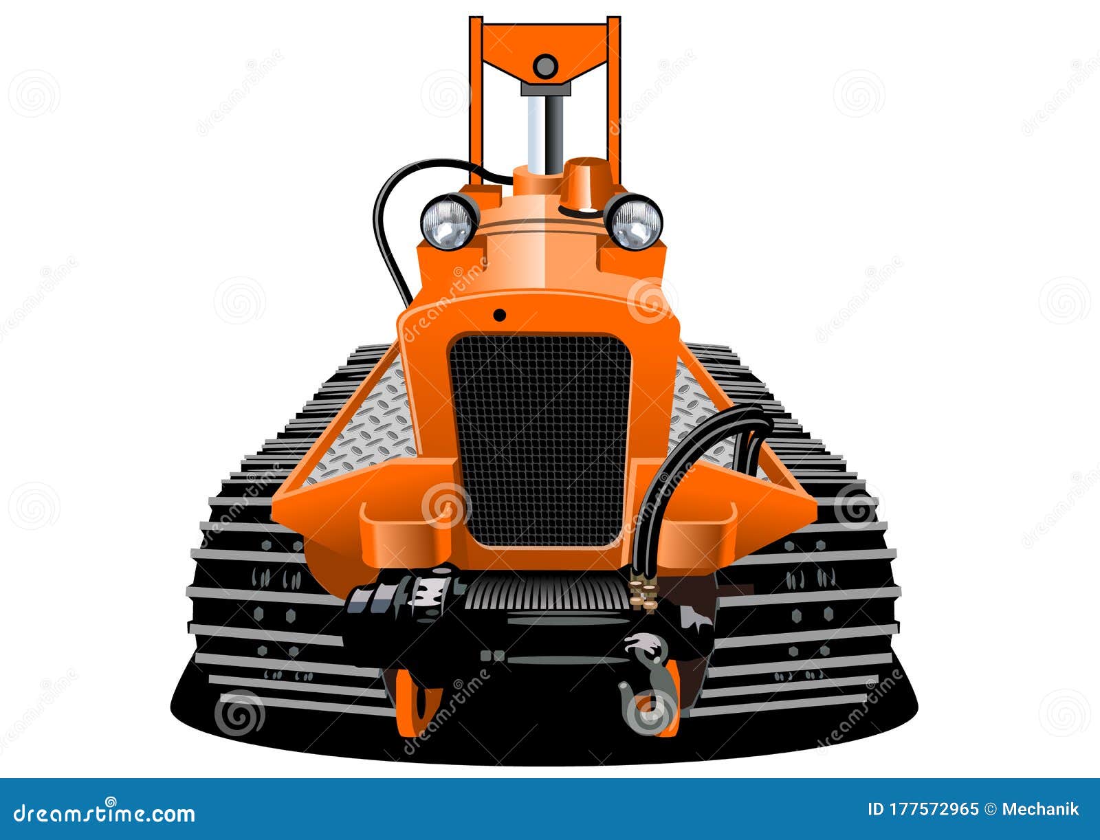 Vector Cartoon RC Crawler Isolated Stock Vector - Illustration of ...