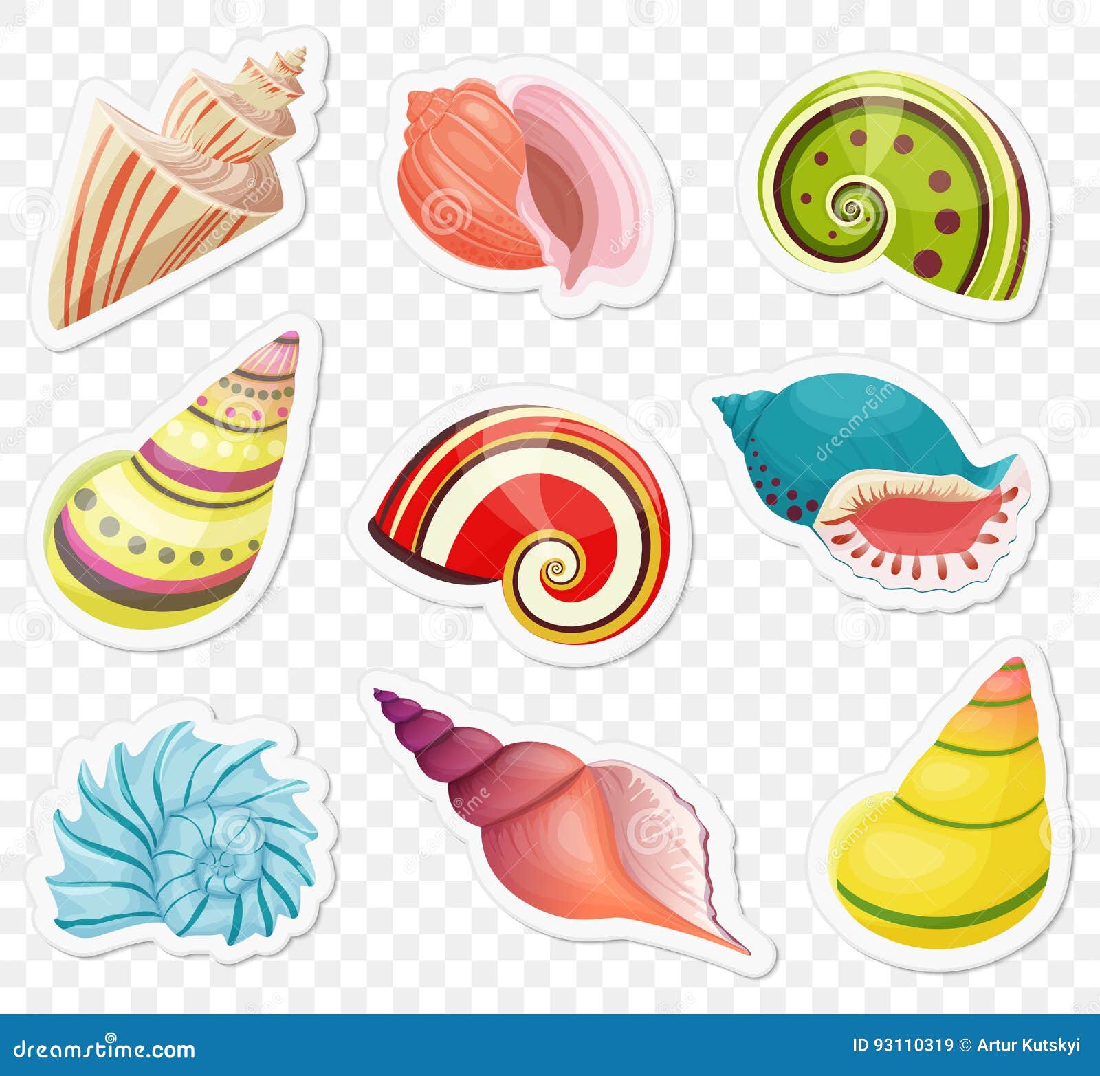 Seashell Cartoon