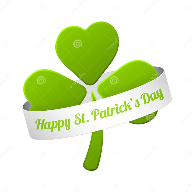 Vector cartoon shamrock stock vector. Illustration of nature - 38209568