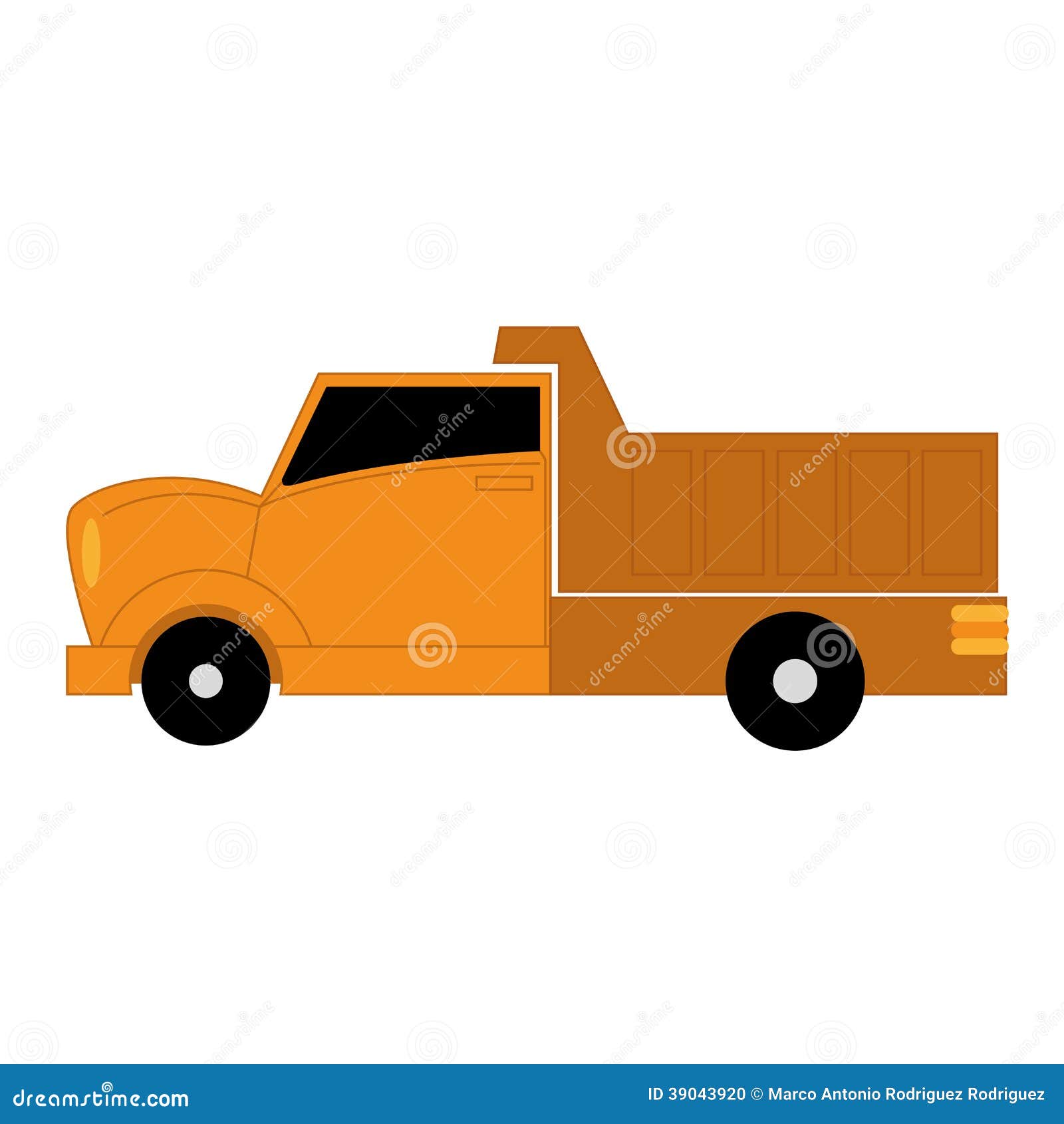Vector Cartoon Simple Car on White Background Stock Vector ...