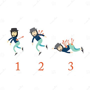 Vector cartoon step fight stock vector. Illustration of oppressed ...