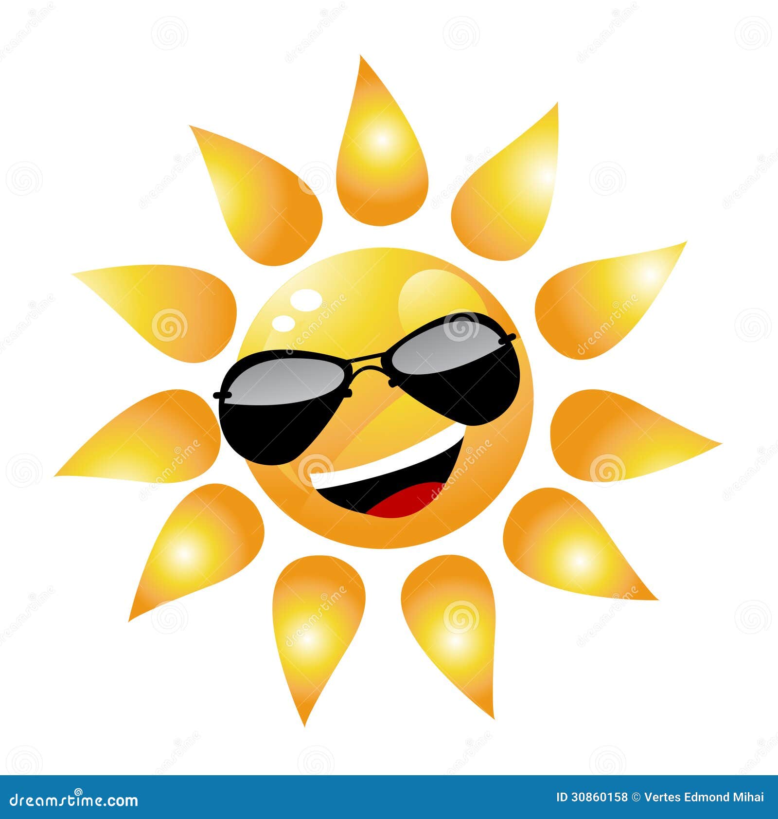 Vector Cartoon Sun Character Stock Vector - Illustration of shape ...