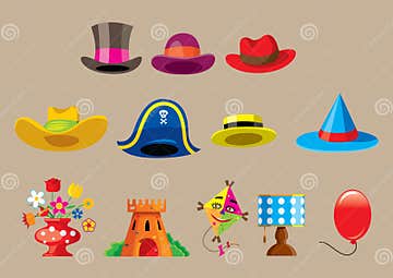 Vector cartoon things stock illustration. Illustration of tower - 22533539