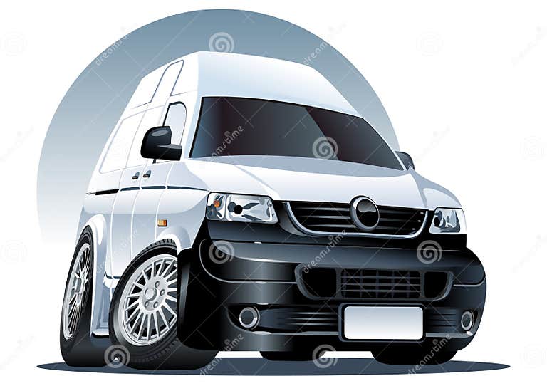 Vector cartoon van stock vector. Illustration of cartoon - 11937136