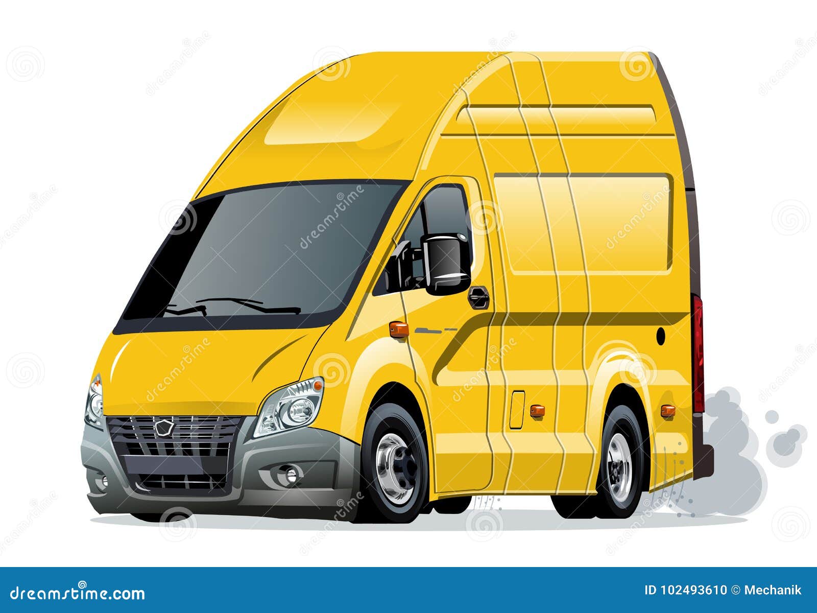 Vector Cartoon van stock vector. Illustration of imagery - 102493610