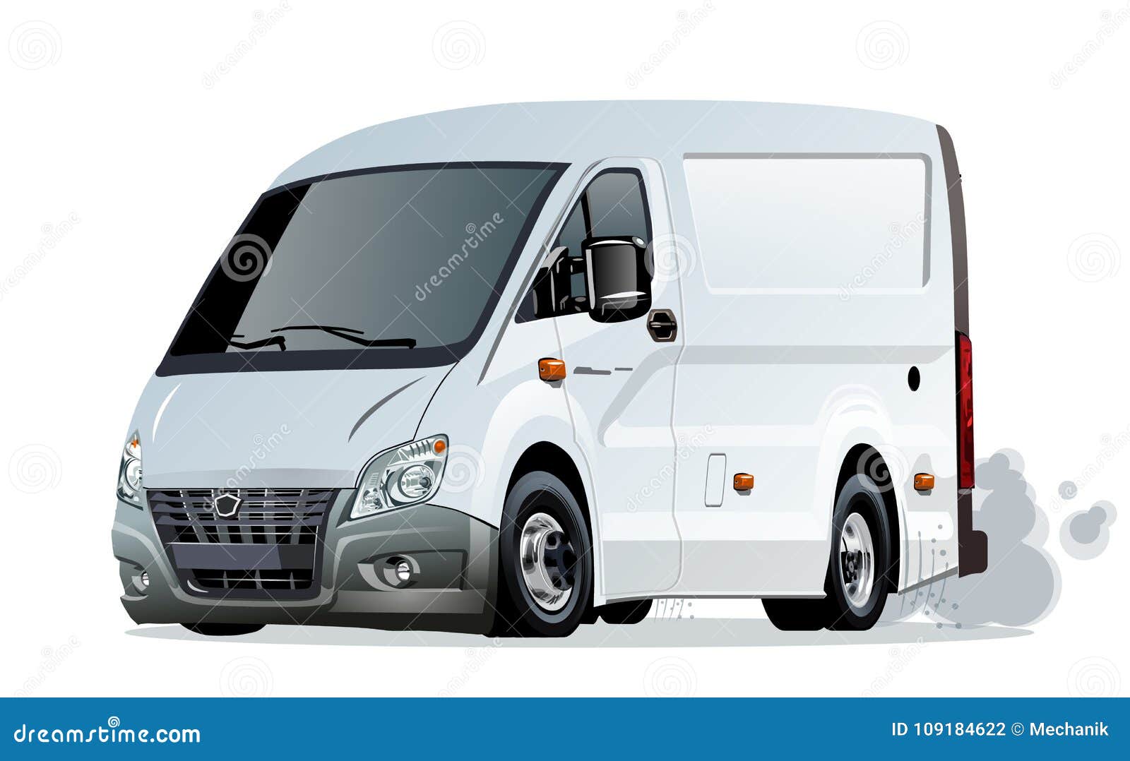 Vector Cartoon van stock vector. Illustration of cool - 109184622