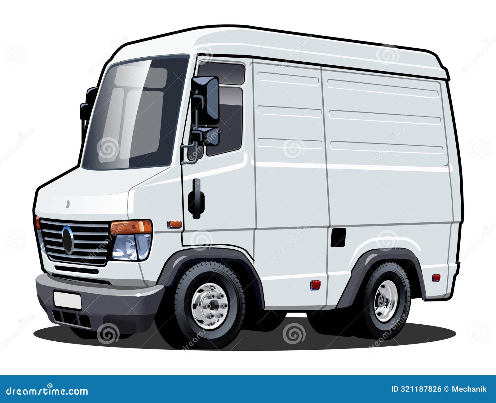 Vector Cartoon van stock vector. Illustration of cool - 321187826