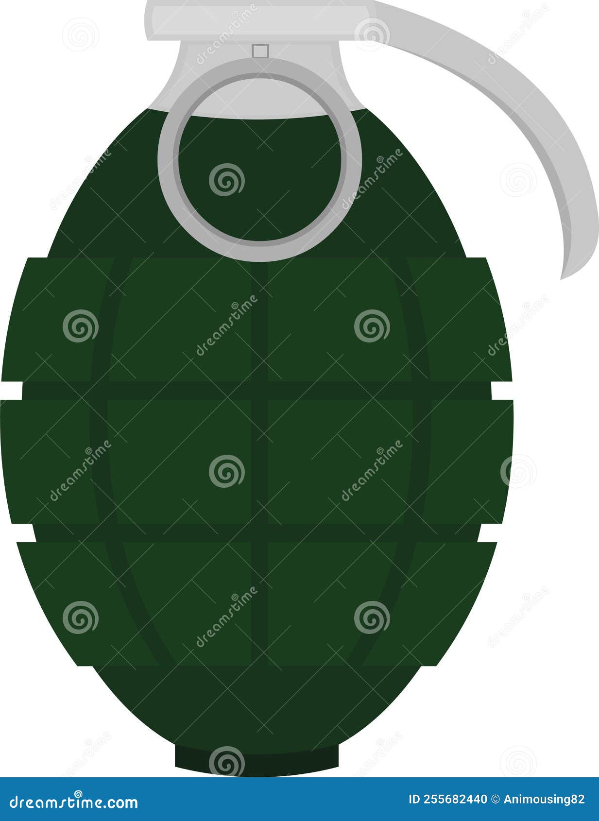 Vector cartoon war grenade stock vector. Illustration of bang - 255682440