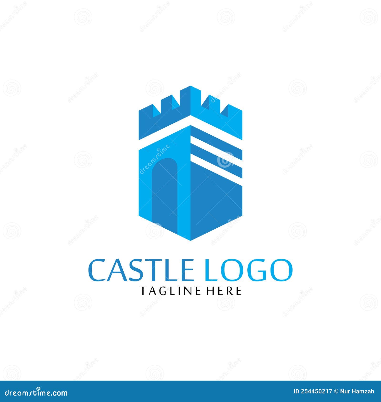 Vector Castle Logo Icon Template Stock Vector - Illustration of ...