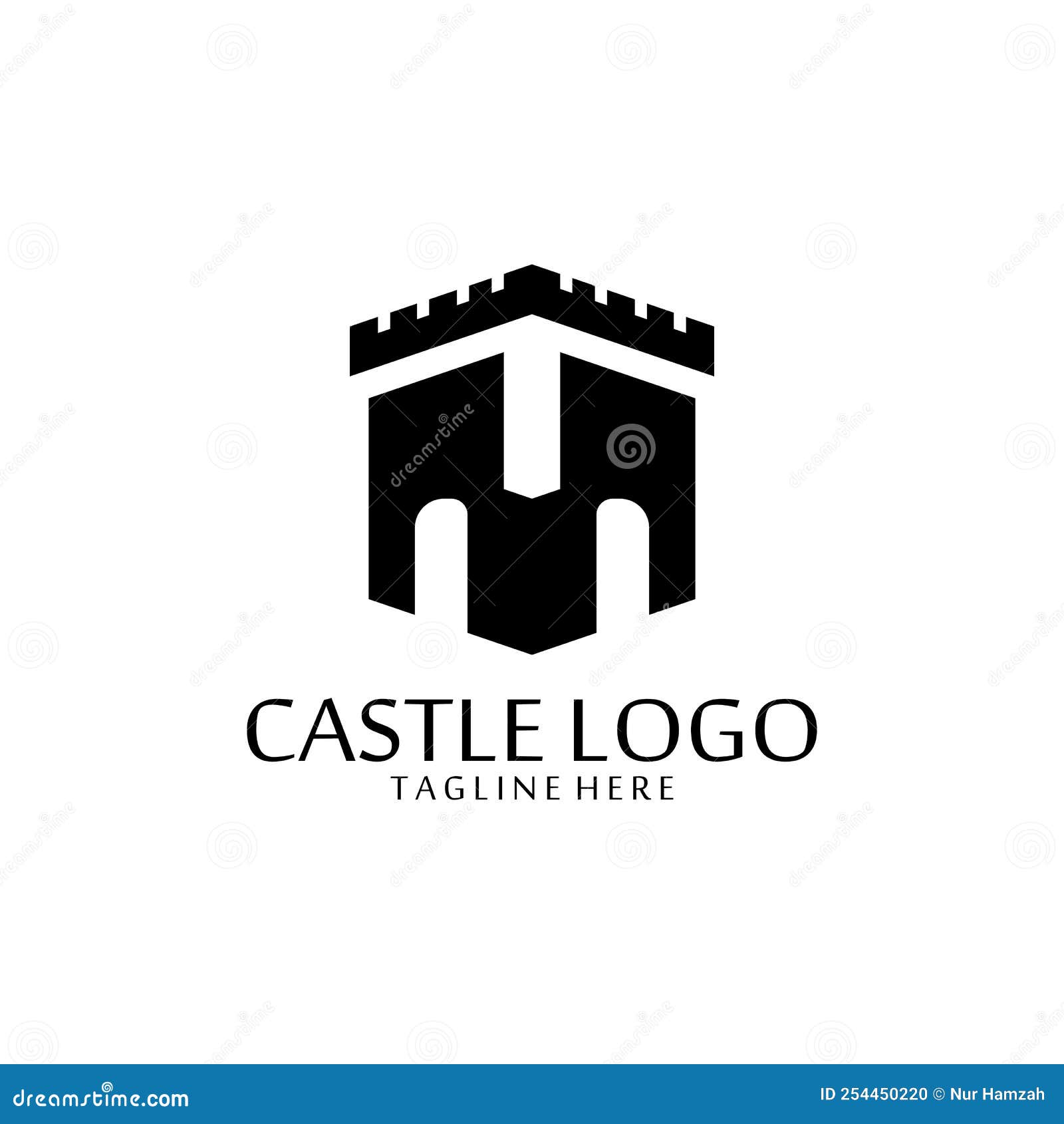 Vector Castle Logo Icon Template Stock Vector - Illustration of design ...