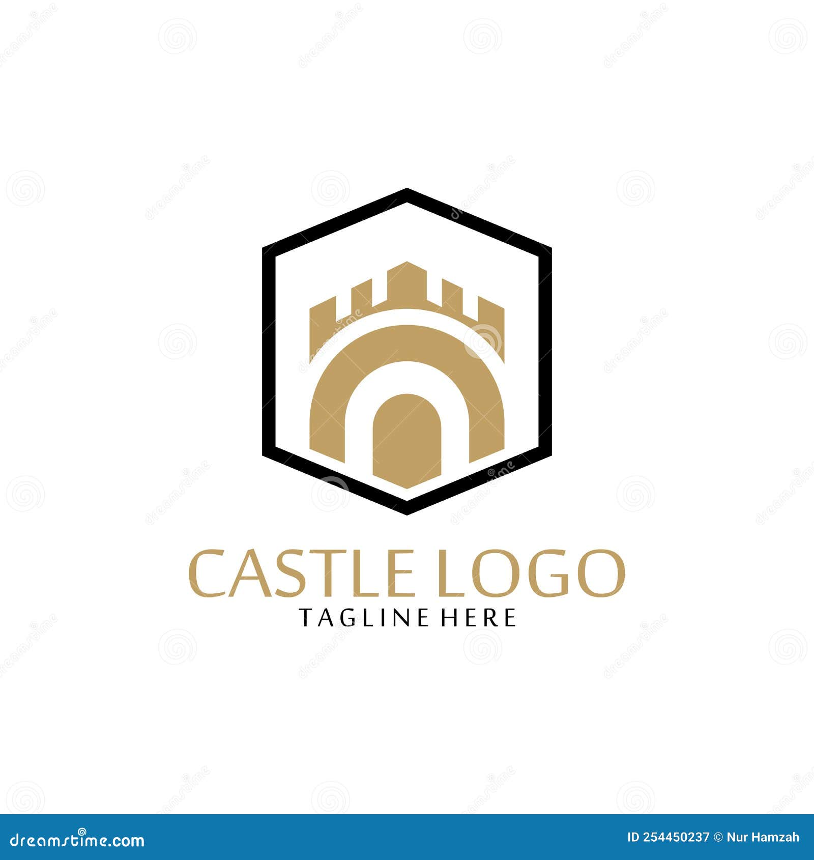 Vector Castle Logo Icon Template Stock Vector - Illustration of ...