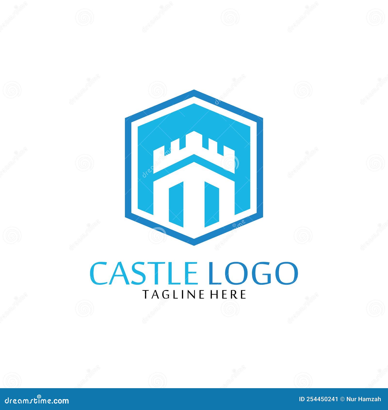 Vector Castle Logo Icon Template Stock Vector - Illustration of ...