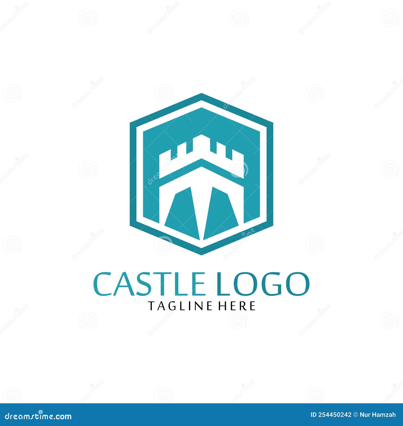 Vector Castle Logo Icon Template Stock Vector - Illustration of element ...