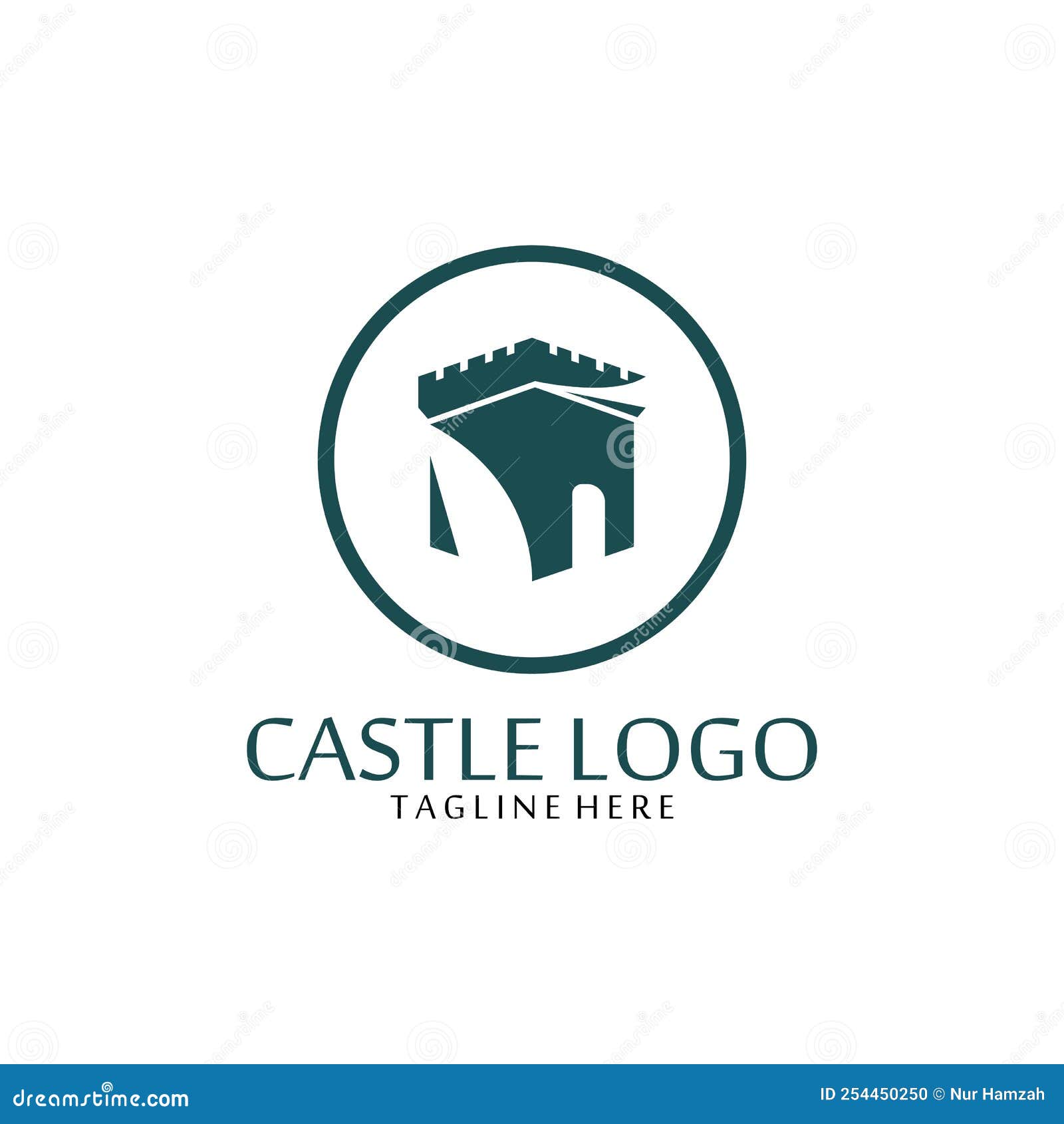 Vector Castle Logo Icon Template Stock Vector - Illustration of icon ...